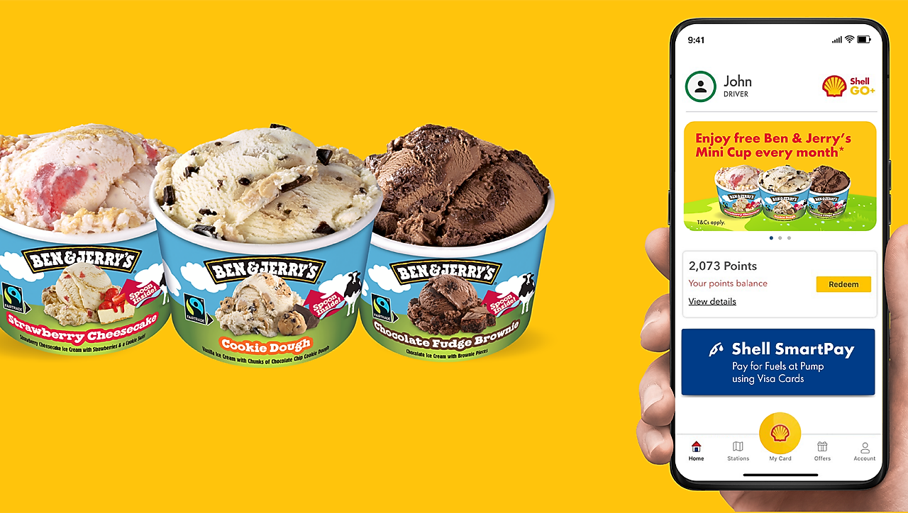 Enjoy A Free Mini Ben & Jerry’s Ice Cream With Visa And Shell SmartPay ...